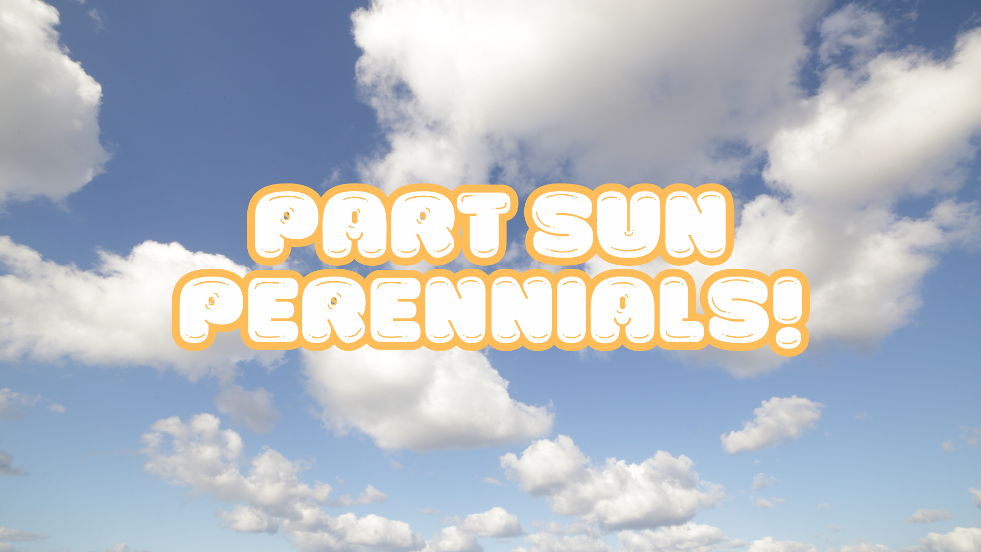 Part Sun Perennials – Fantastic Gardens